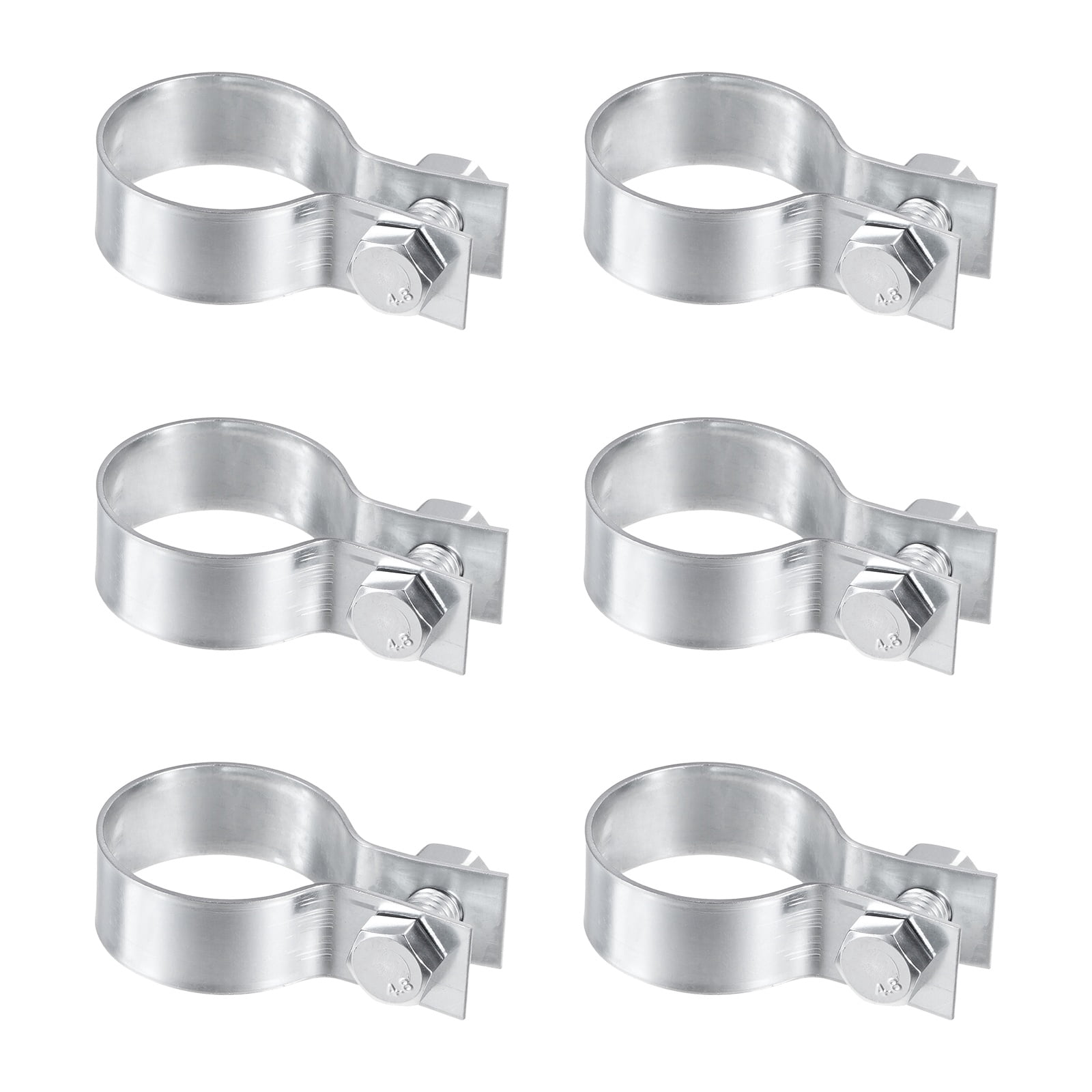 Uxcell 6-Pack Brace Bands Chain Link Fence Parts, 1 Inch Galvanized ...