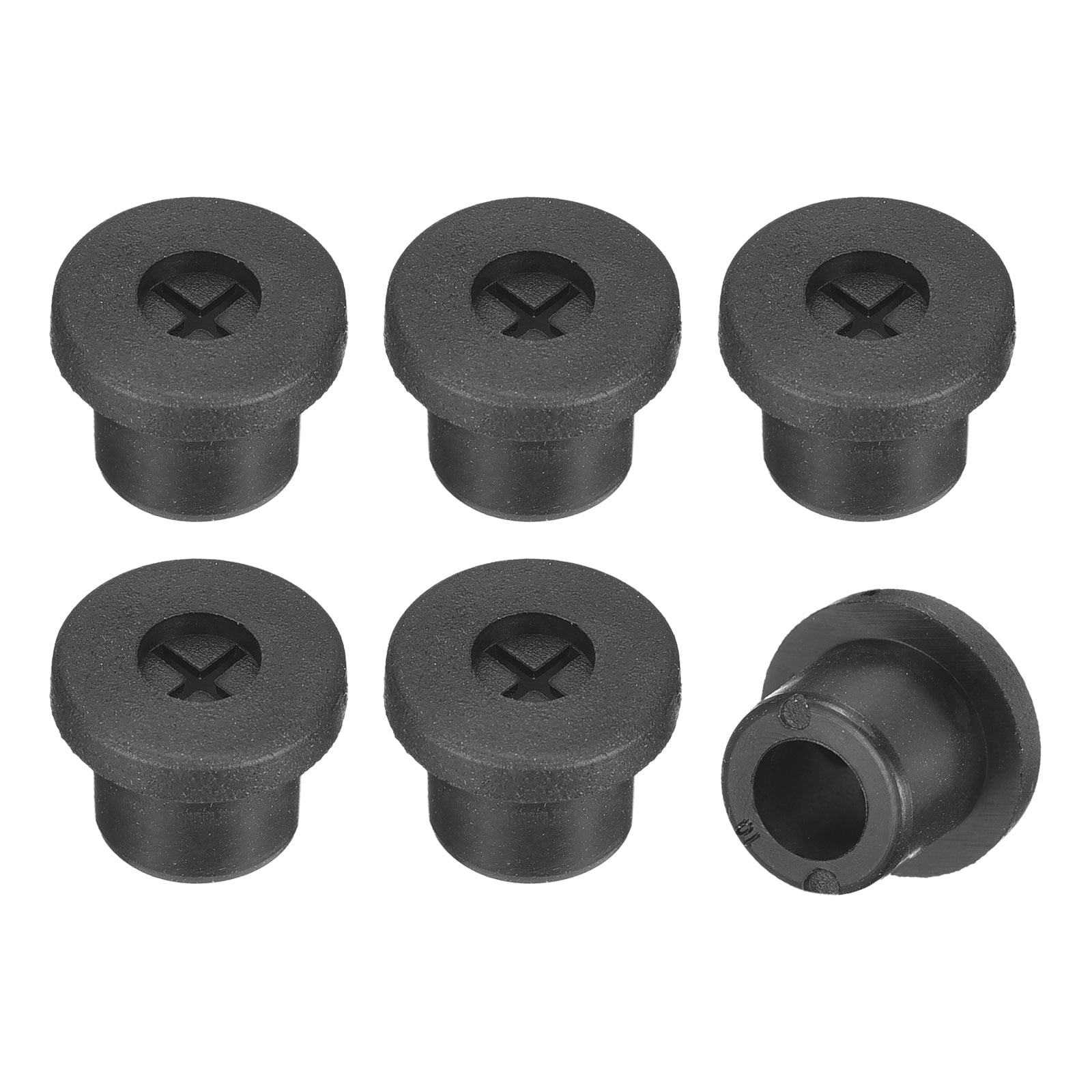 Uxcell 6 Pack Cable Cord Grommet, 3/8 Inch Desk Grommet Flexible Rubber ...