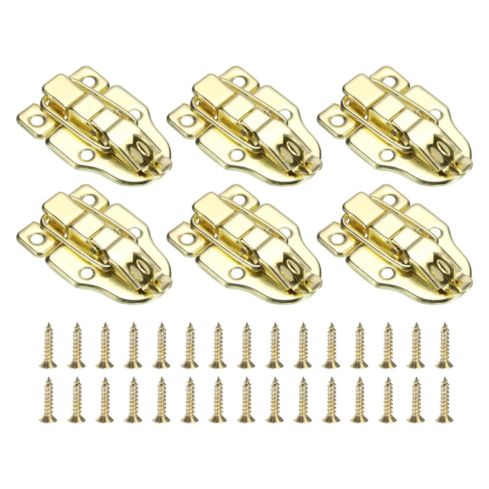 Uxcell 6 Pack Duck-billed Hasp Lock, Retro Box Toggle Latch with ...