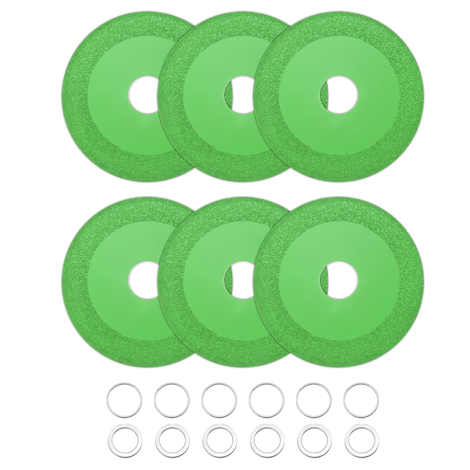 Uxcell 6 Pack Glass Cutting Disc 4 Inch for Angle Grinder 7/8" Diamond ...