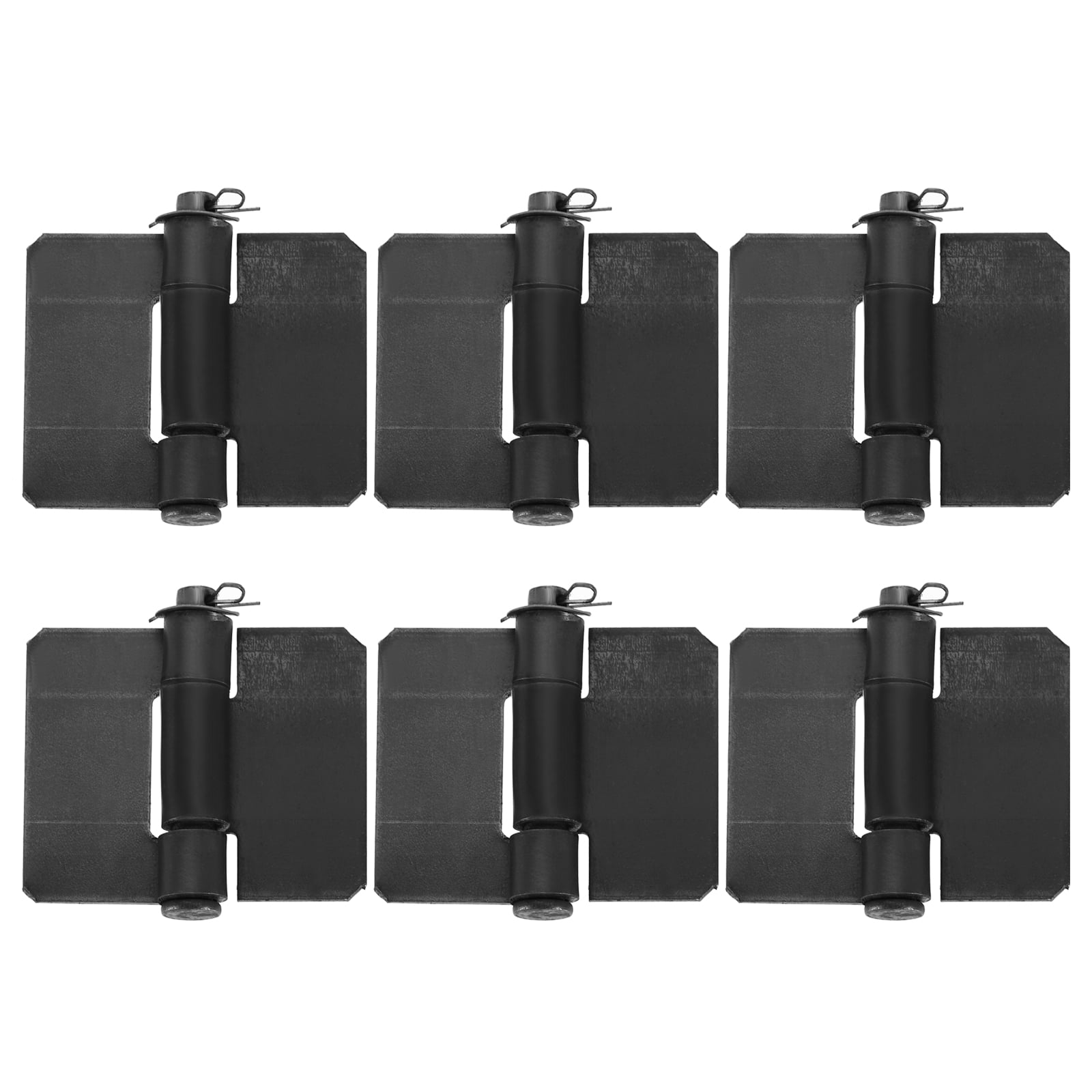 Uxcell 6 Pack Heavy Duty Weldable Hinges, 2.76" x 3.15" x 0.11" Weld on ...