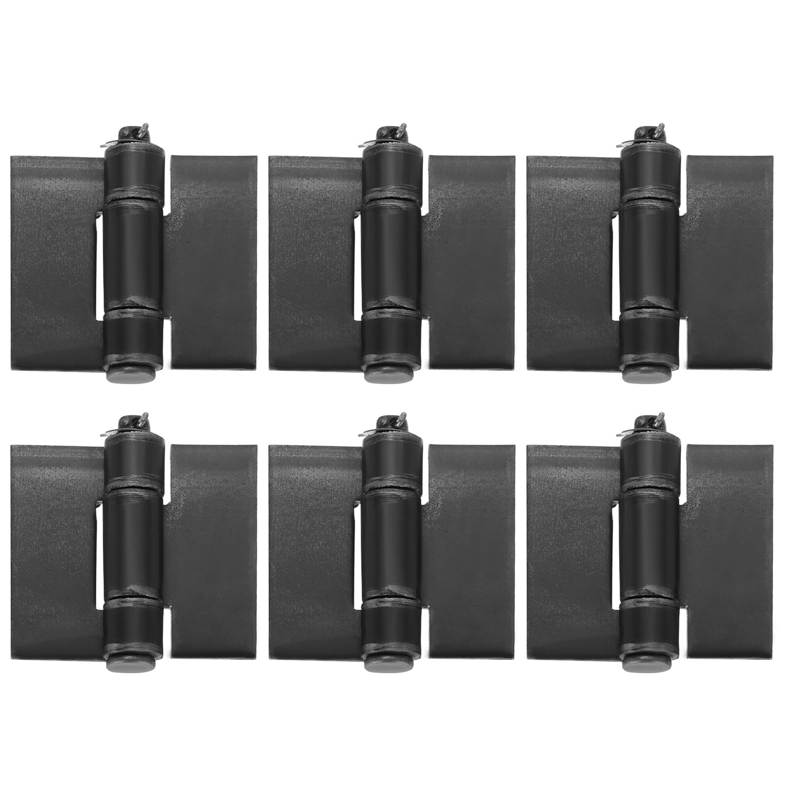 Uxcell 6 Pack Heavy Duty Weldable Hinges, 3.15" x 3.54" x 0.18" Weld on ...