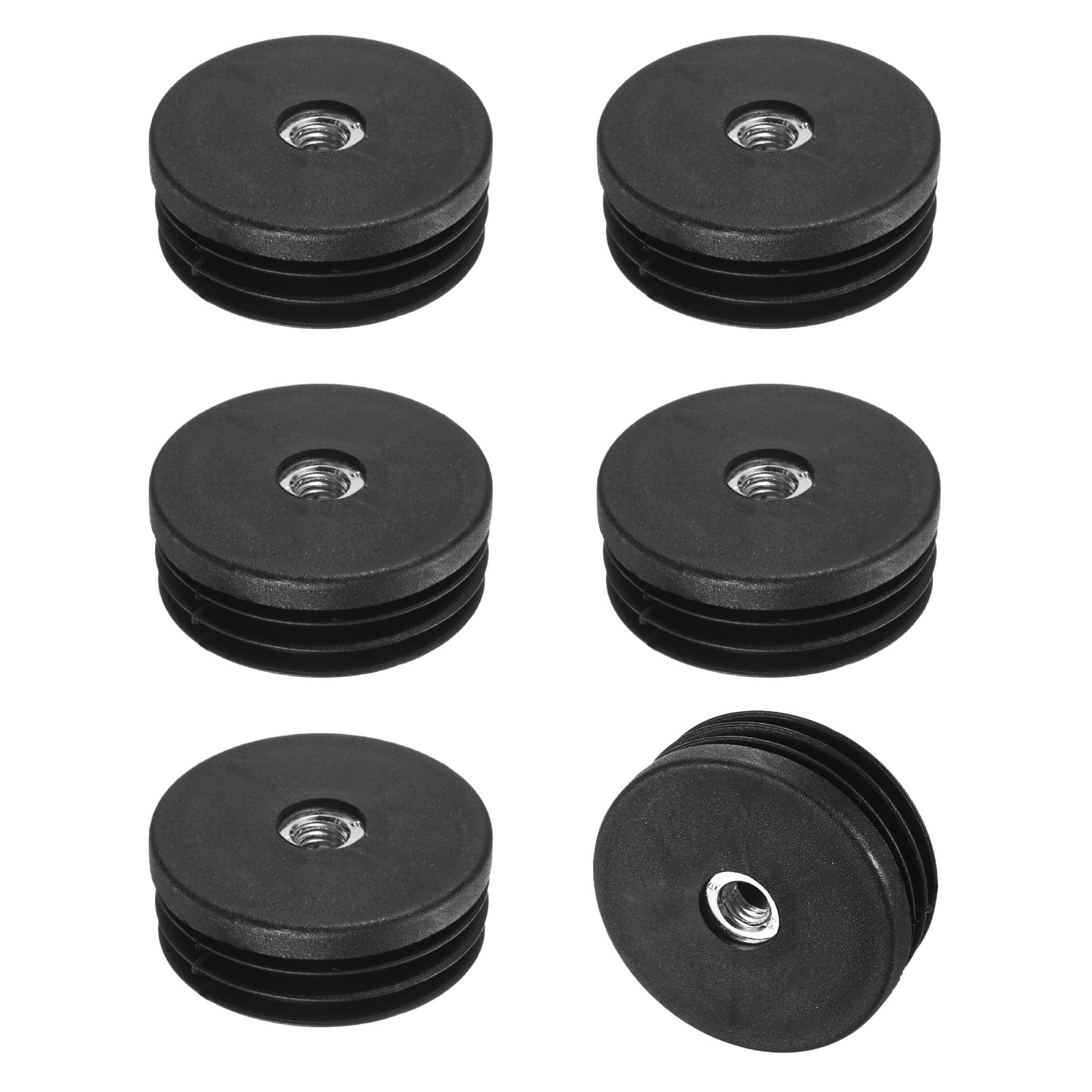 Uxcell 6-Pack Inserts for Round Tubes with M8 Thread, 2" (50mm) OD ...