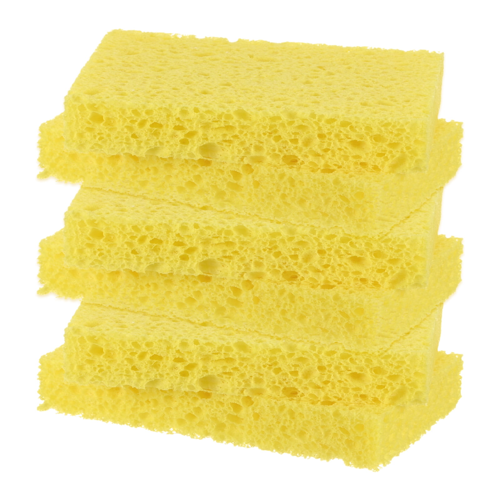 Uxcell 6-Pack Kitchen Sponges, Condense Eco Cellulose Non-Scratch Scrub ...