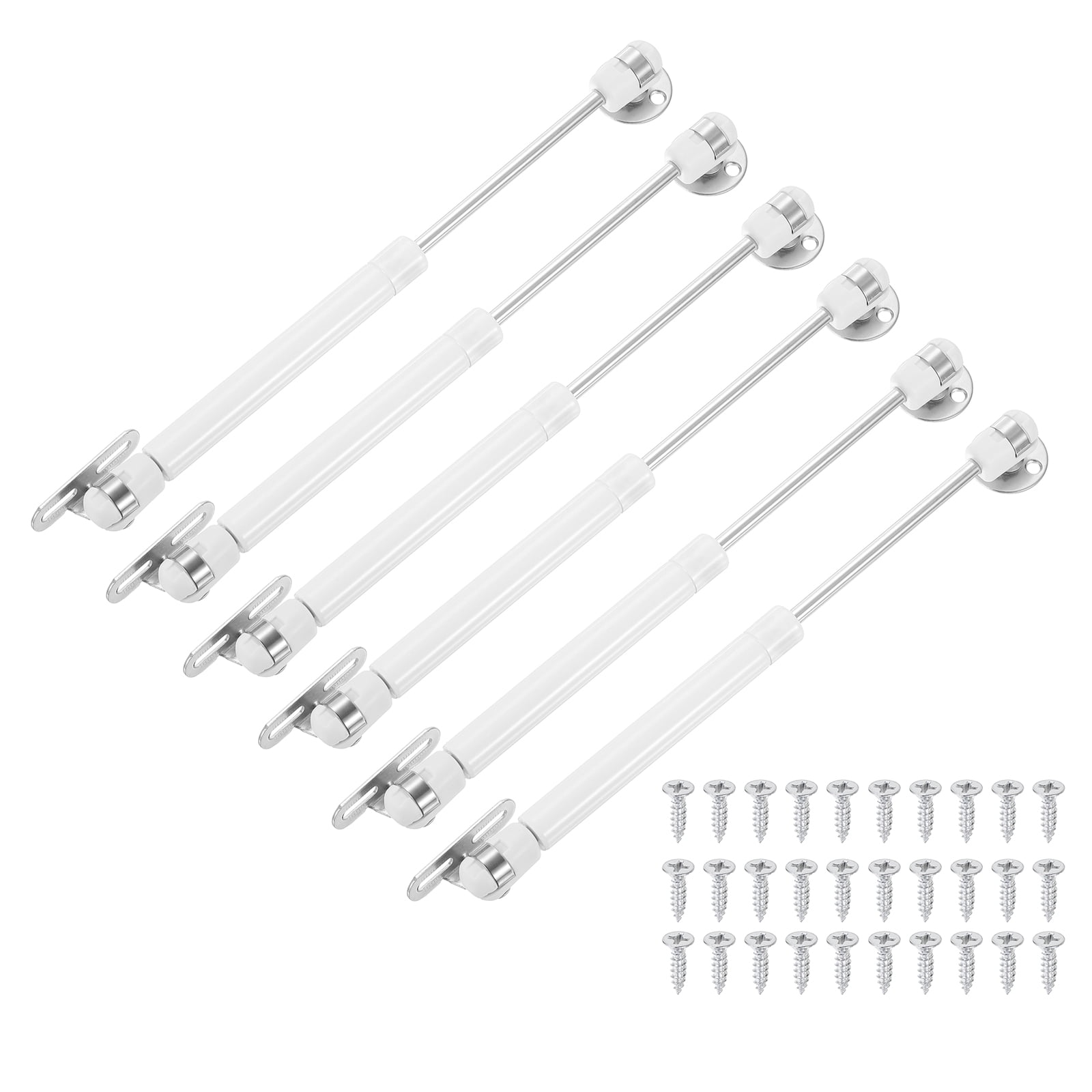 Uxcell 6 Pack Lid Support Hinges, 10Inch 100N Gas Struts Soft Close ...