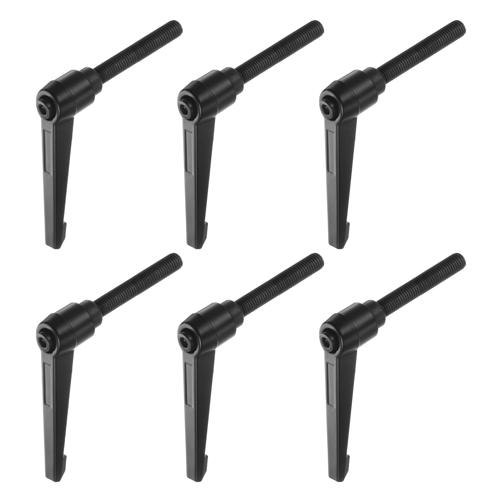 Uxcell 6 Pack M10 x 70mm Male Threaded Stud Adjustable Clamping Lever ...