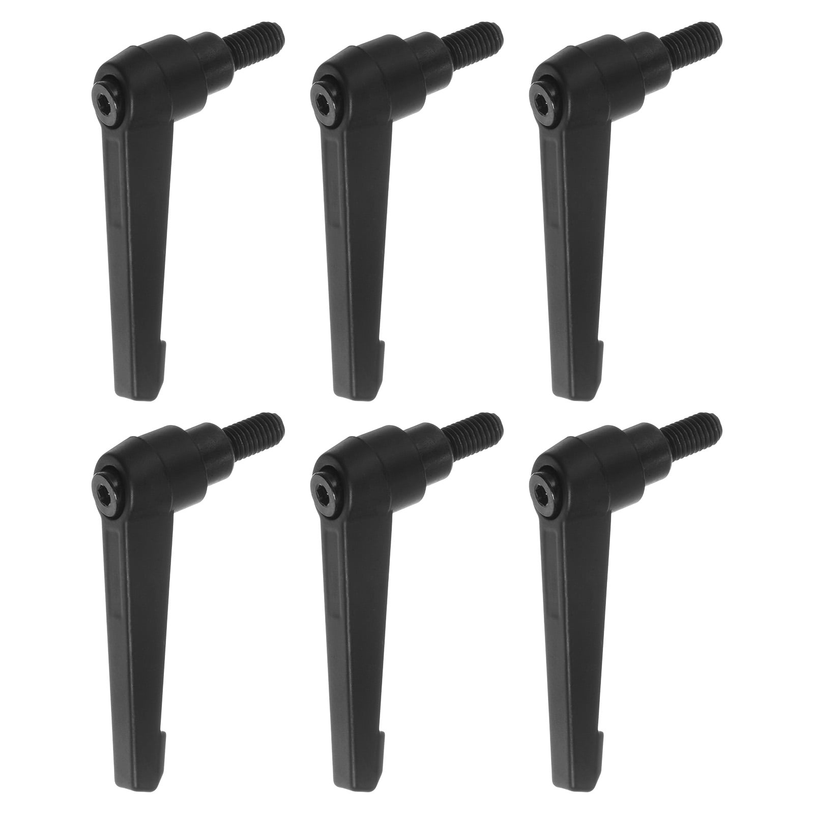 Uxcell 6 Pack M8 x 15mm Male Threaded Stud Adjustable Clamping Lever ...