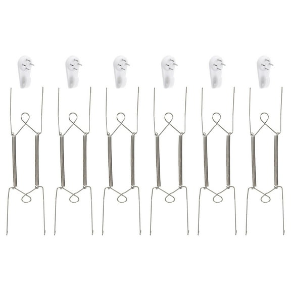 14 count Plate Hangers for Wall - 6/8/10/12/14 Inch Invisible Plates ...