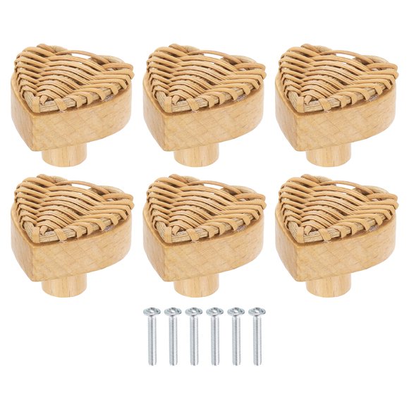 Rattan Cabinet Furniture Knobs Hardware