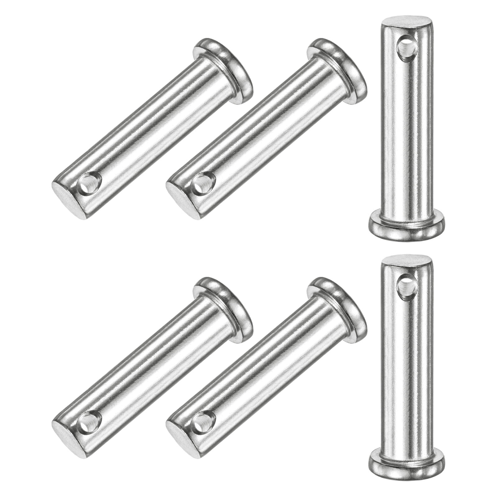 Uxcell 6-Pack Single Hole Clevis Pins, M10 x 40mm 304 Stainless Steel ...
