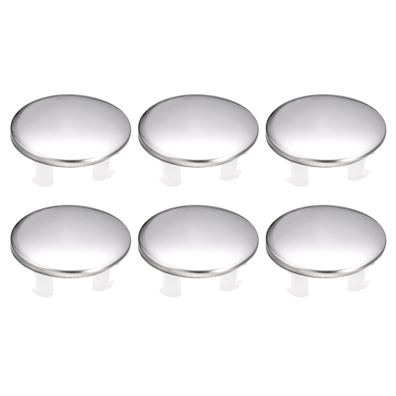 Uxcell 6 Pack Sink Trim Overflow Cover Ring Single Layer Metal Hole ...