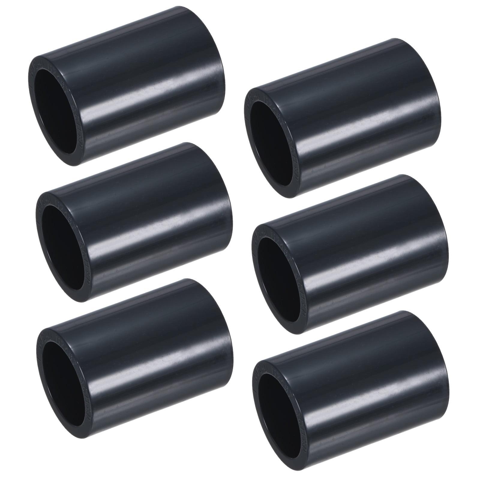 Uxcell 6-Pack Pipe Coupling Adapter, 1" Straight Coupling Adapter ...