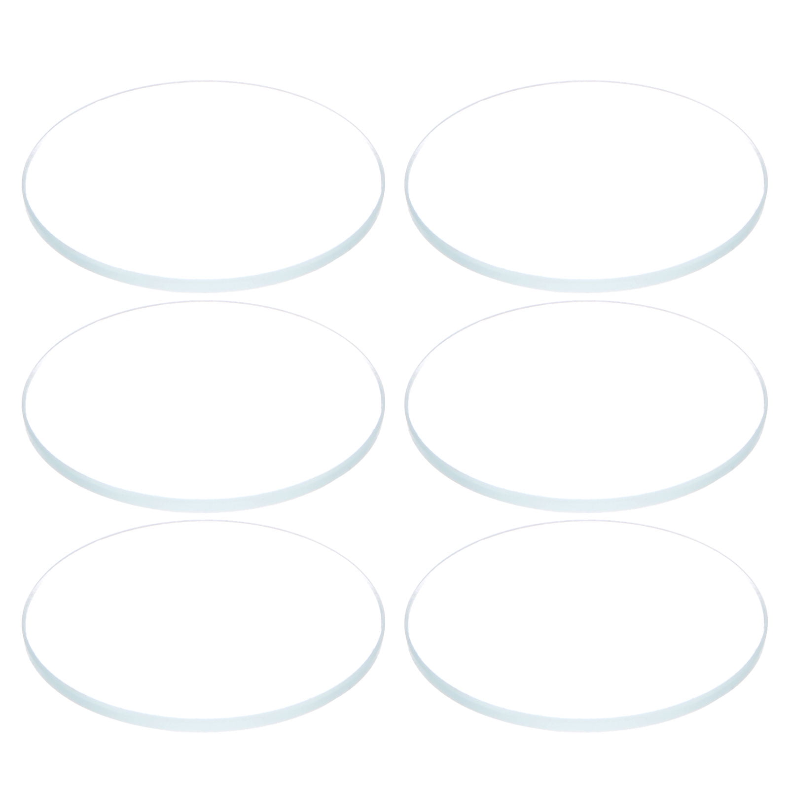 Uxcell 6 Pack Watch Glass Crystal Lens, 26.5mm Dia. 1.1mm Edge ...