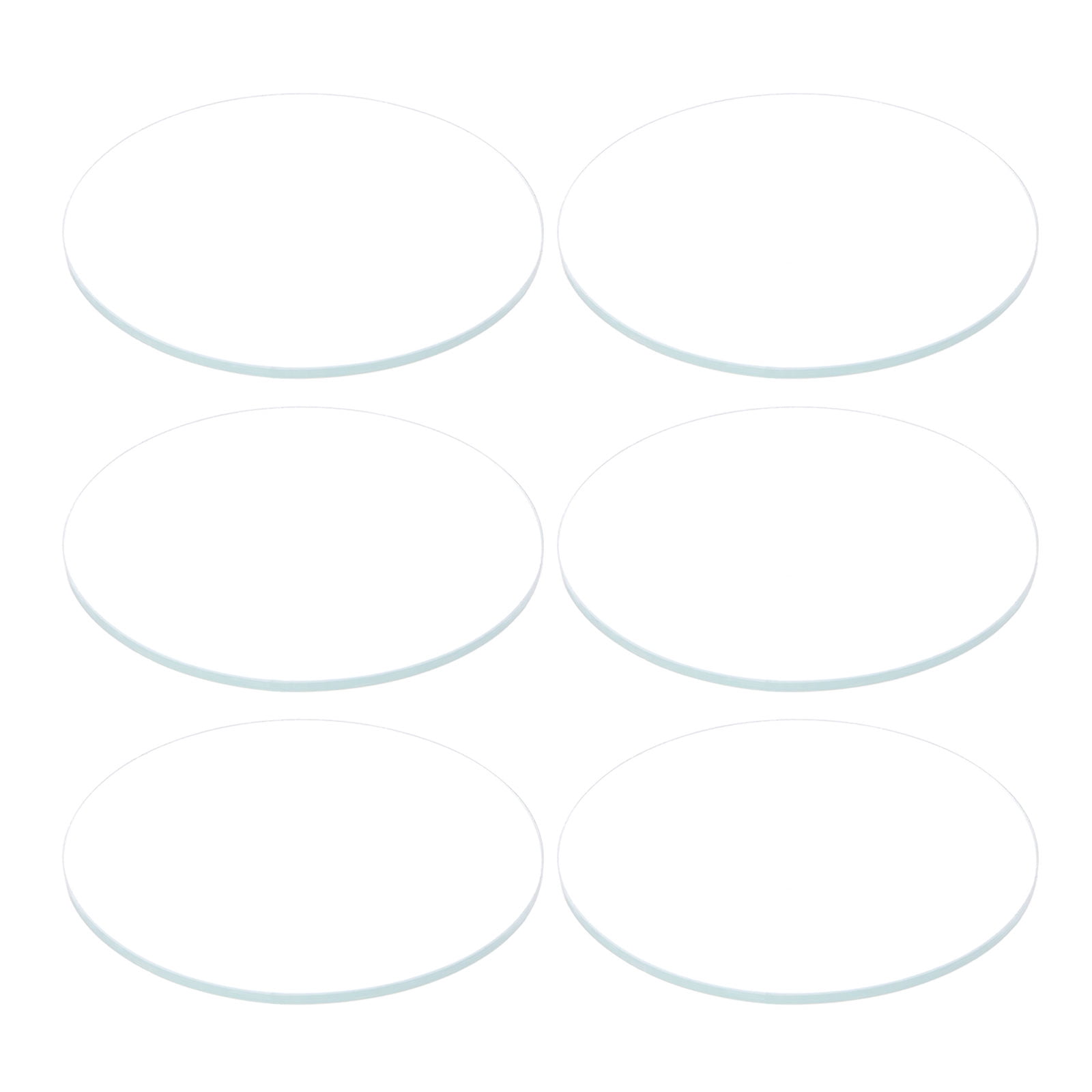 Uxcell 6 Pack Watch Glass Crystal Lens, 37mm Dia. 1.1mm Edge Thickness ...