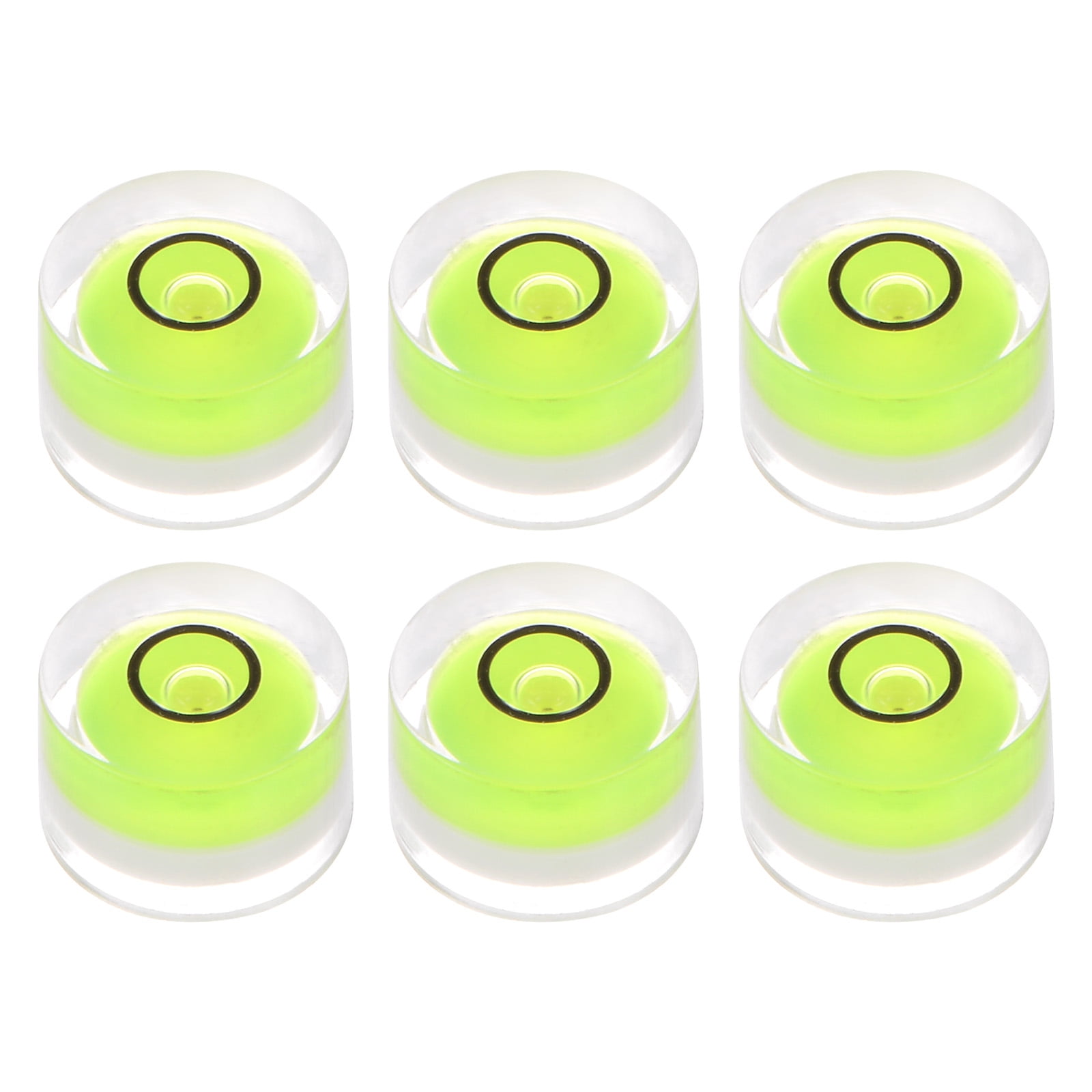 Uxcell 6 Packs Round Bubble Level 12x7.5mm Mini Circular Bullseye ...