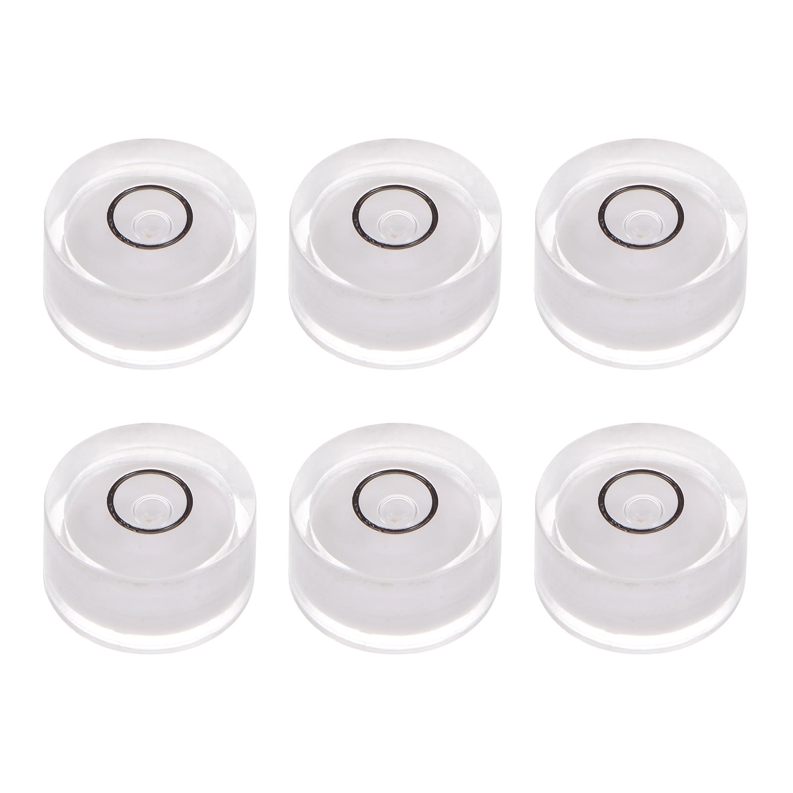 Uxcell 6 Packs Round Bubble Level 15x8mm Mini Circular Bullseye Spirit ...