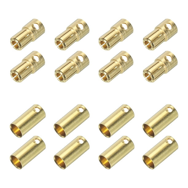 Uxcell 6 Pairs Banana Plugs Connector 6.5mm Male Female Banana Plug for ...
