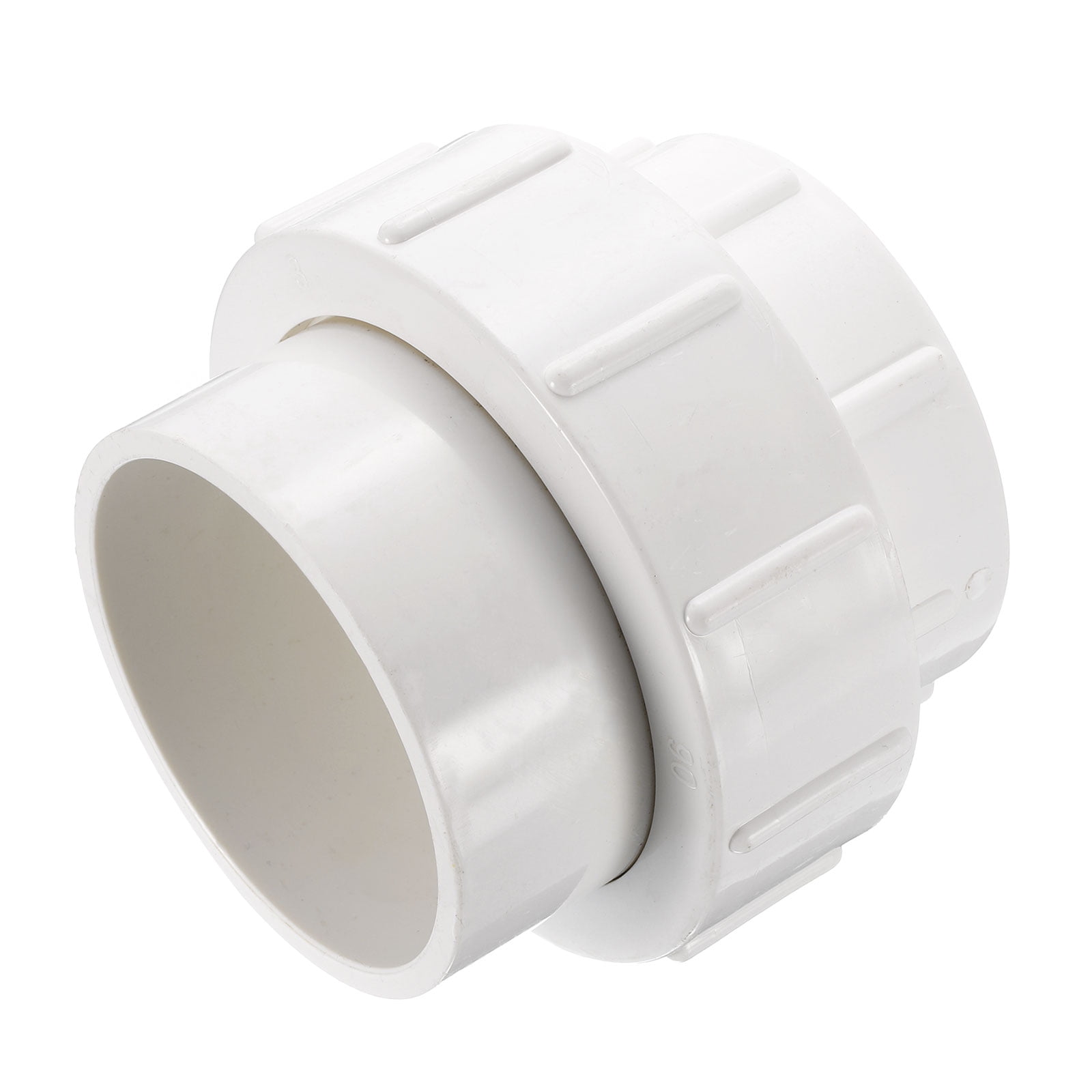 Uxcell 3" Union PVC Coupling Pipe Fitting (Socket x Socket) PVC Slip ...