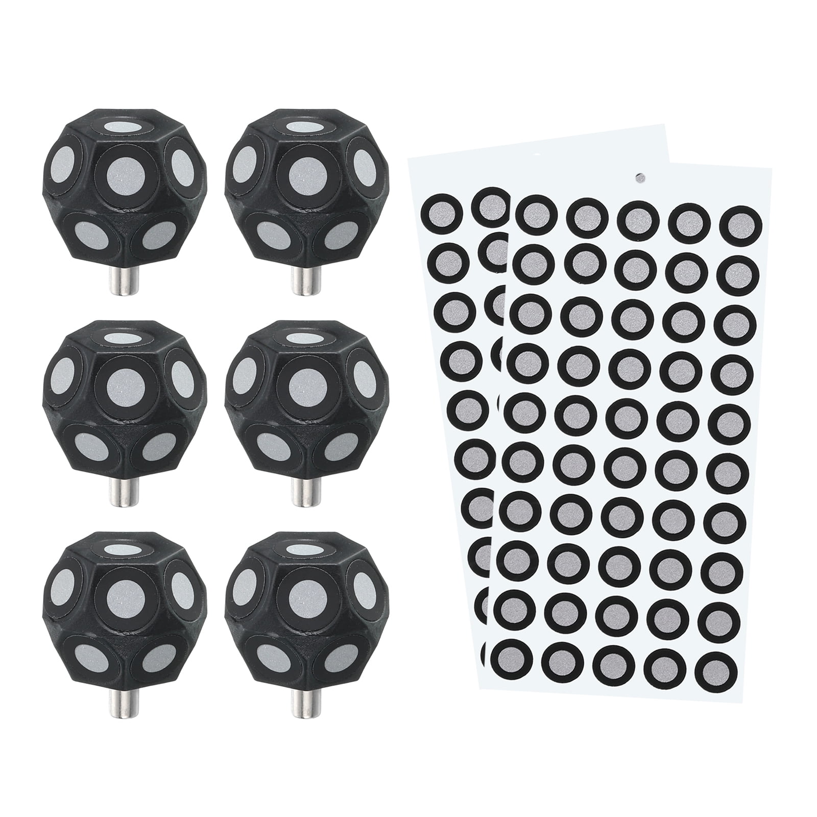 Uxcell 6 Pcs 3D Magnetic Ball Marker with 100 Pcs 6x10mm 3D Scanning ...