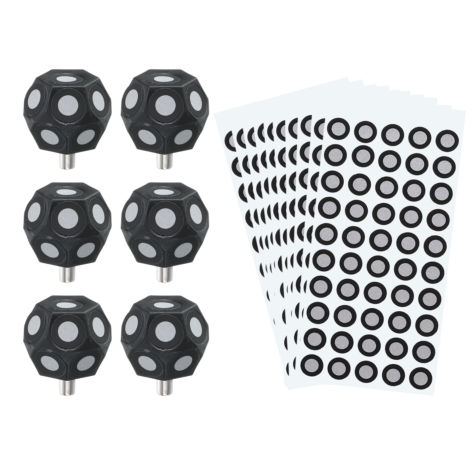 Uxcell 6 Pcs 3D Magnetic Ball Marker with 1000 Pcs 6x10mm 3D Scanning ...