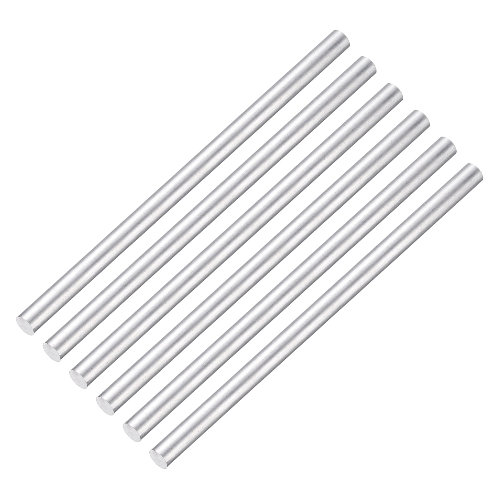 Uxcell 6 Pcs 6061 T651 Aluminum Rod, 0.39" Diameter 8" Length Solid ...