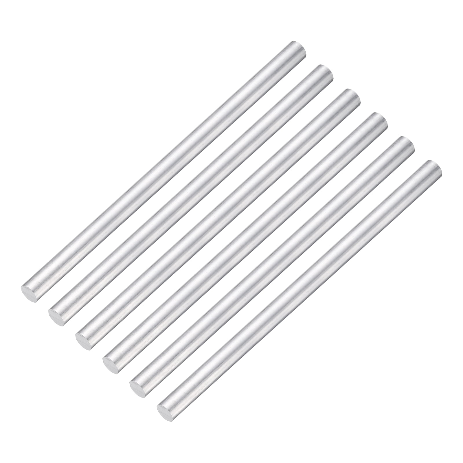 Uxcell 6 Pcs 6061 T651 Aluminum Rod, 0.47" Diameter 8" Length Solid ...