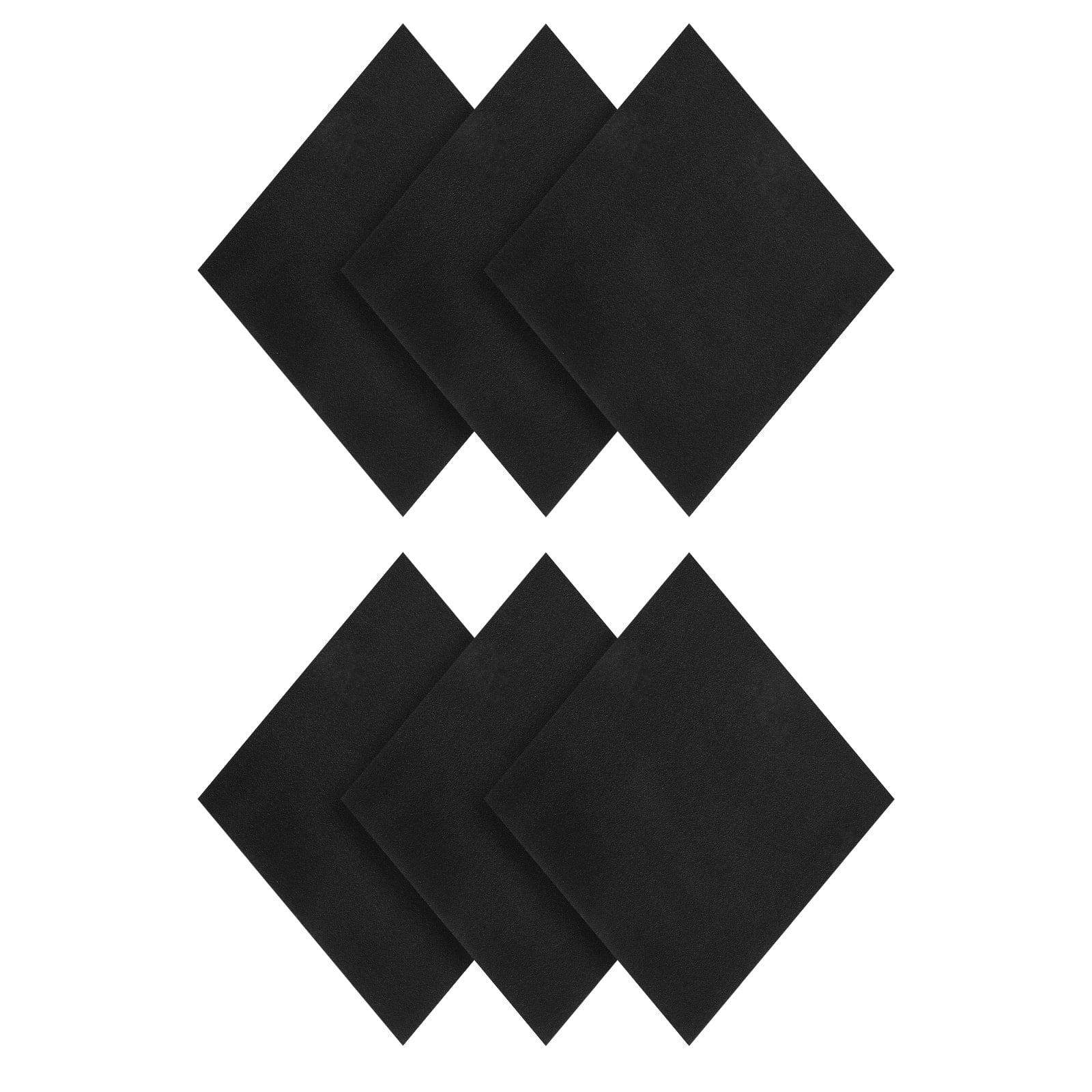 Uxcell 6 Pcs 6x6x1/8 Inches Adhesive Foam Padding Closed-cell Foam ...
