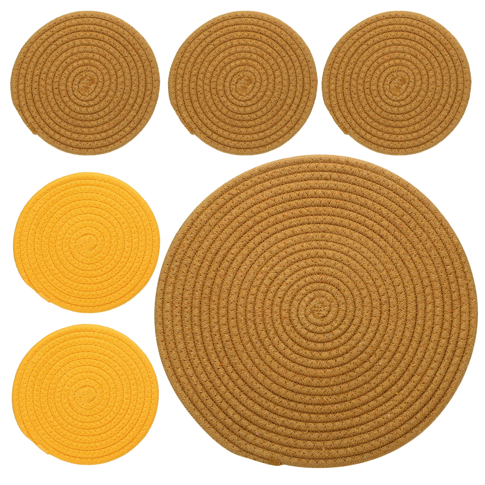Uxcell 6 Pcs 7 Inch 12 Inch Plant Coasters Mat Pot Holders Saucer ...