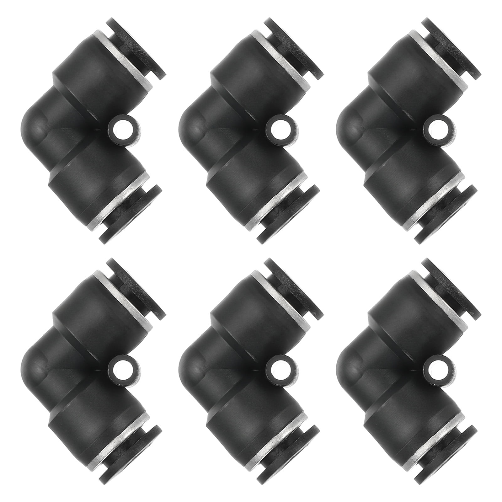 Uxcell 6 Pcs Elbow Union Push to Connect Fitting, 5/16" OD Tube Reducer ...