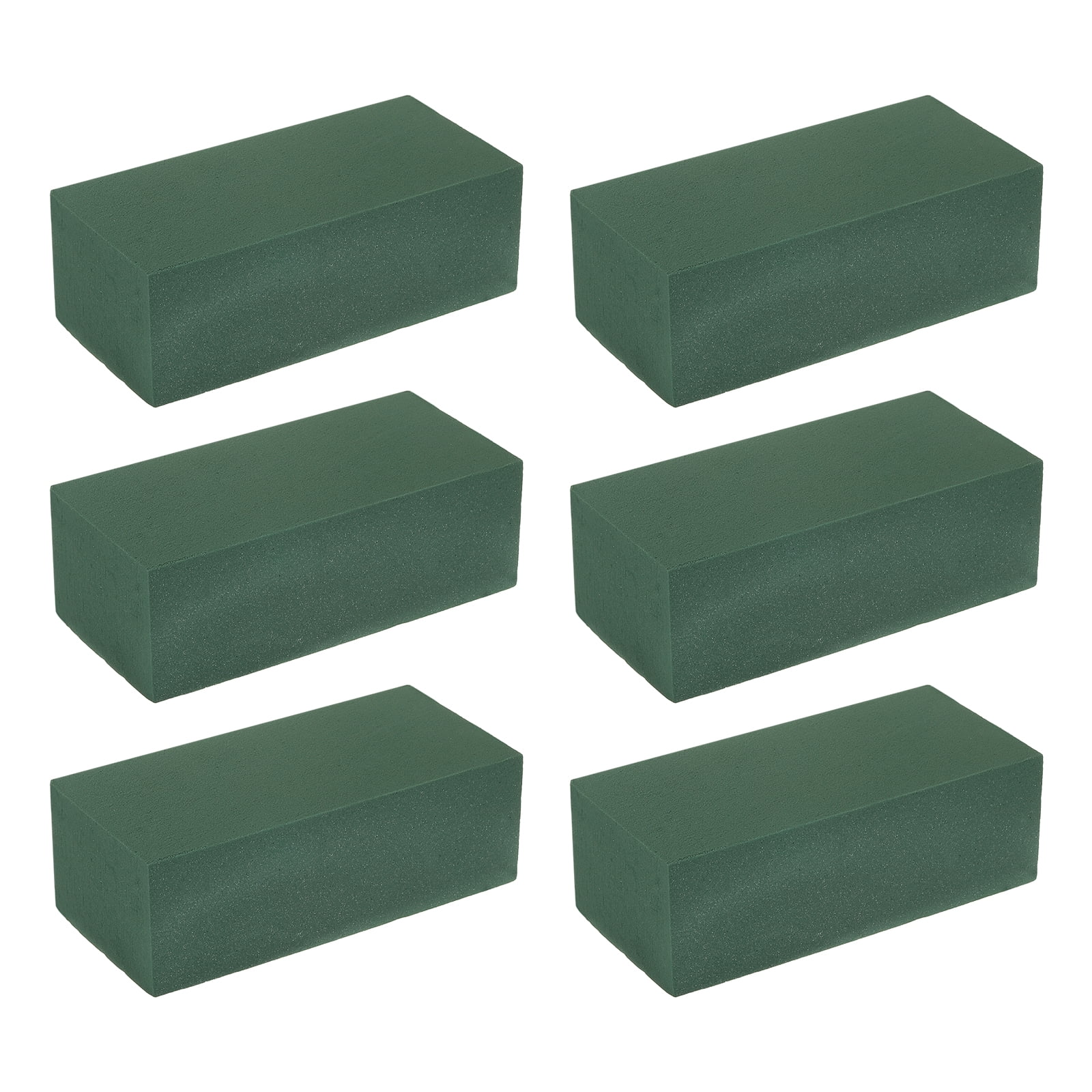 Uxcell 6 Pcs Floral Foam Blocks, 8 x 4 x 3 Inch Rectangle Wet and Dry ...