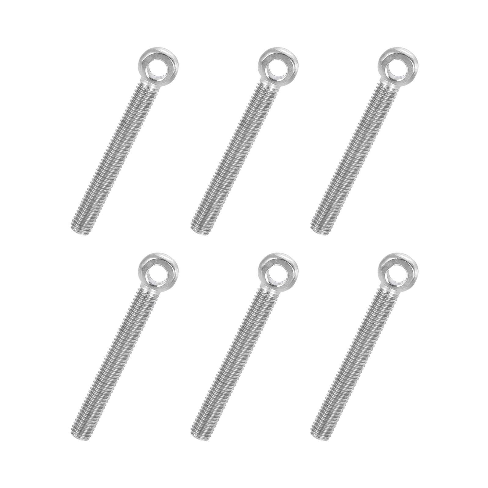 Uxcell 6 Pcs M5x40mm Shoulder Swing Lifting Eye Bolt, 304 Stainless ...