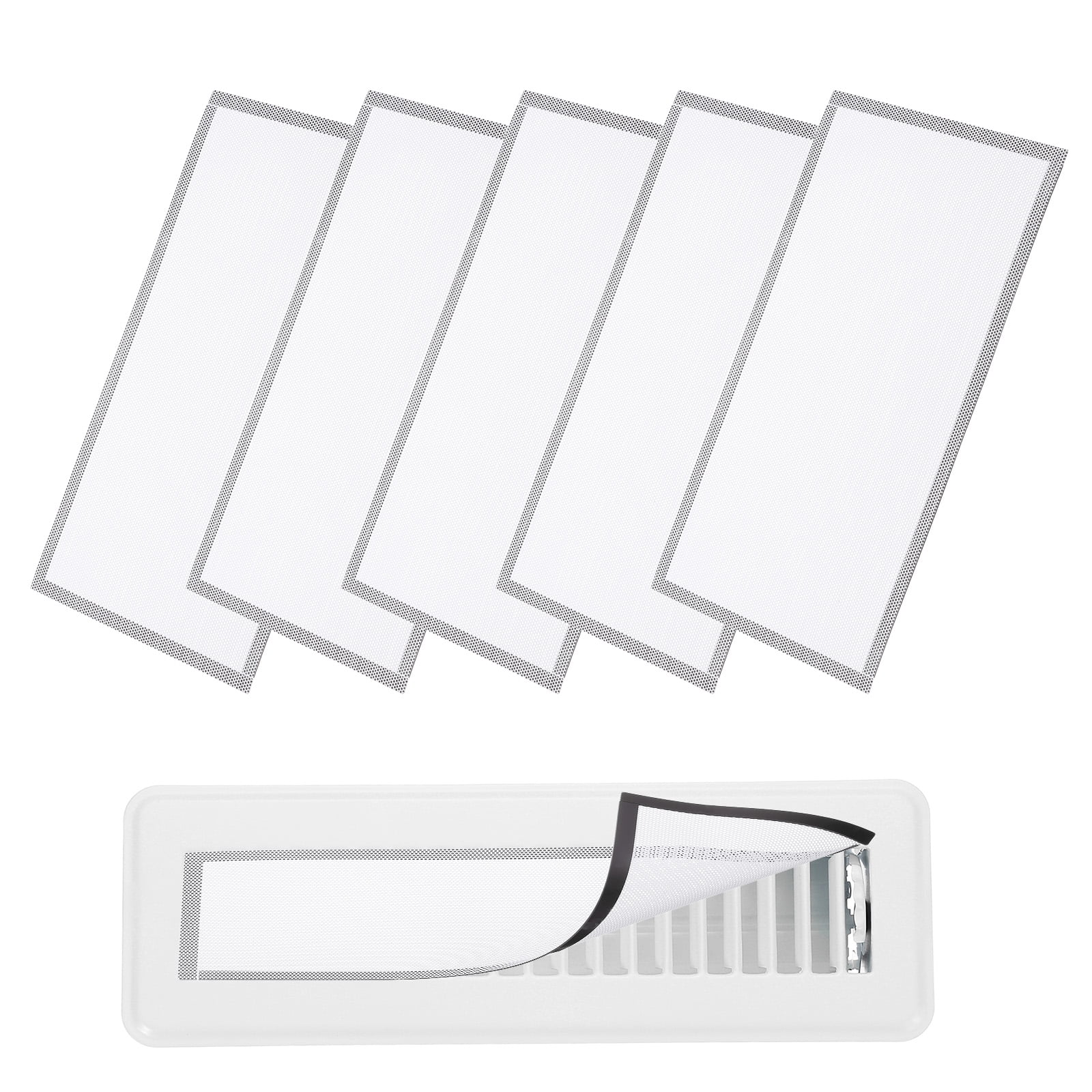 Uxcell 6Pcs Magnetic Floor Vent Covers, Floor Register Cover Mesh Air ...