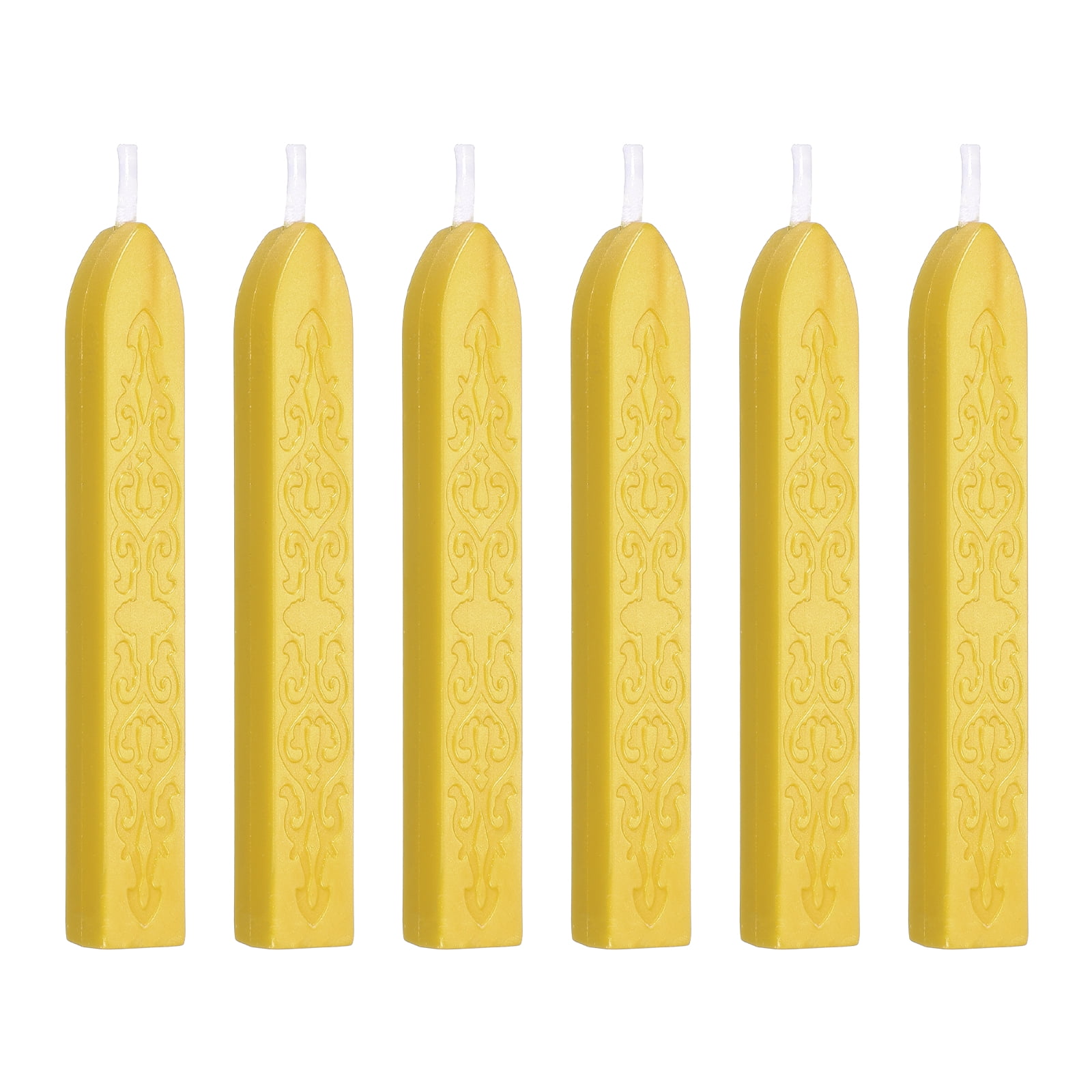 Uxcell 6 Pcs Sealing Wax Sticks, Wax Seal Sticks with Wicks Vintage ...
