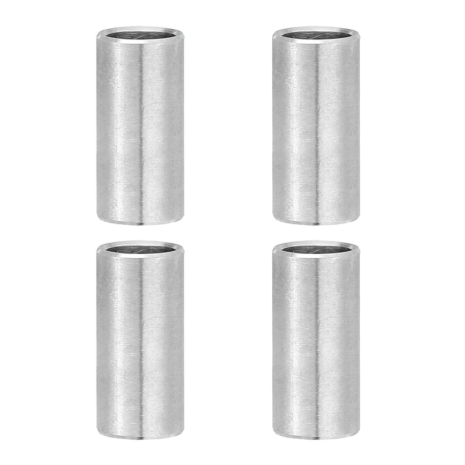 Uxcell 4 Pcs Stainless Steel Spacers, 8mm ID x 10mm OD x 20mm Height ...