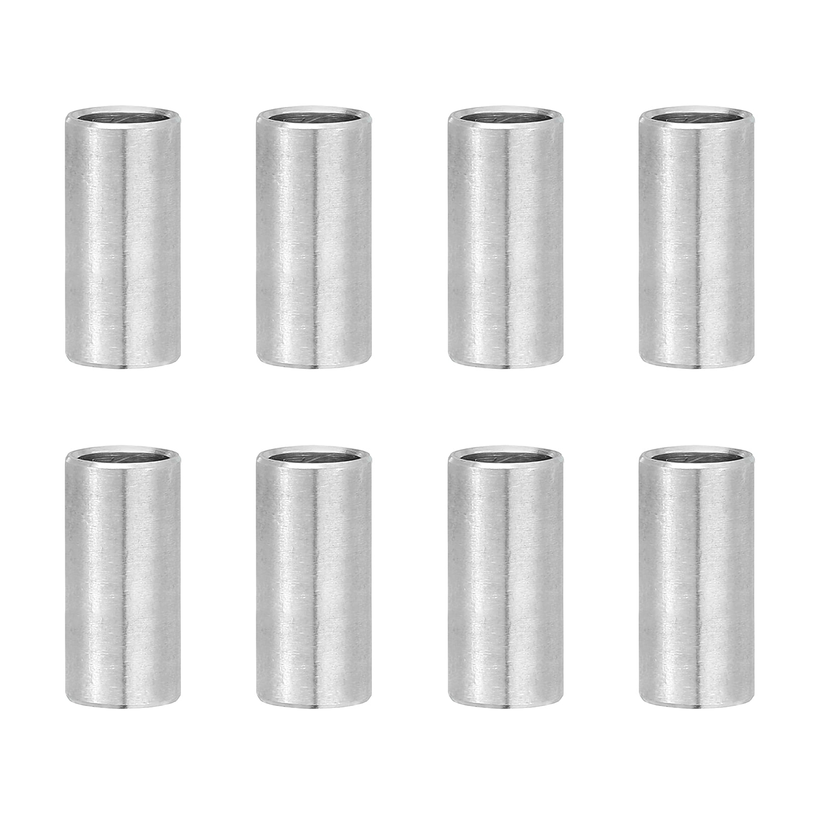 Uxcell 8 Pcs Stainless Steel Spacers, 8mm ID x 10mm OD x 20mm Height ...