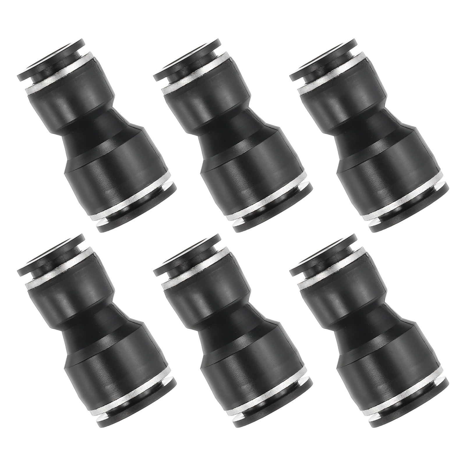 Uxcell 6 Pcs Straight Union Push to Connect Fitting, 1/2" x 5/8" OD ...