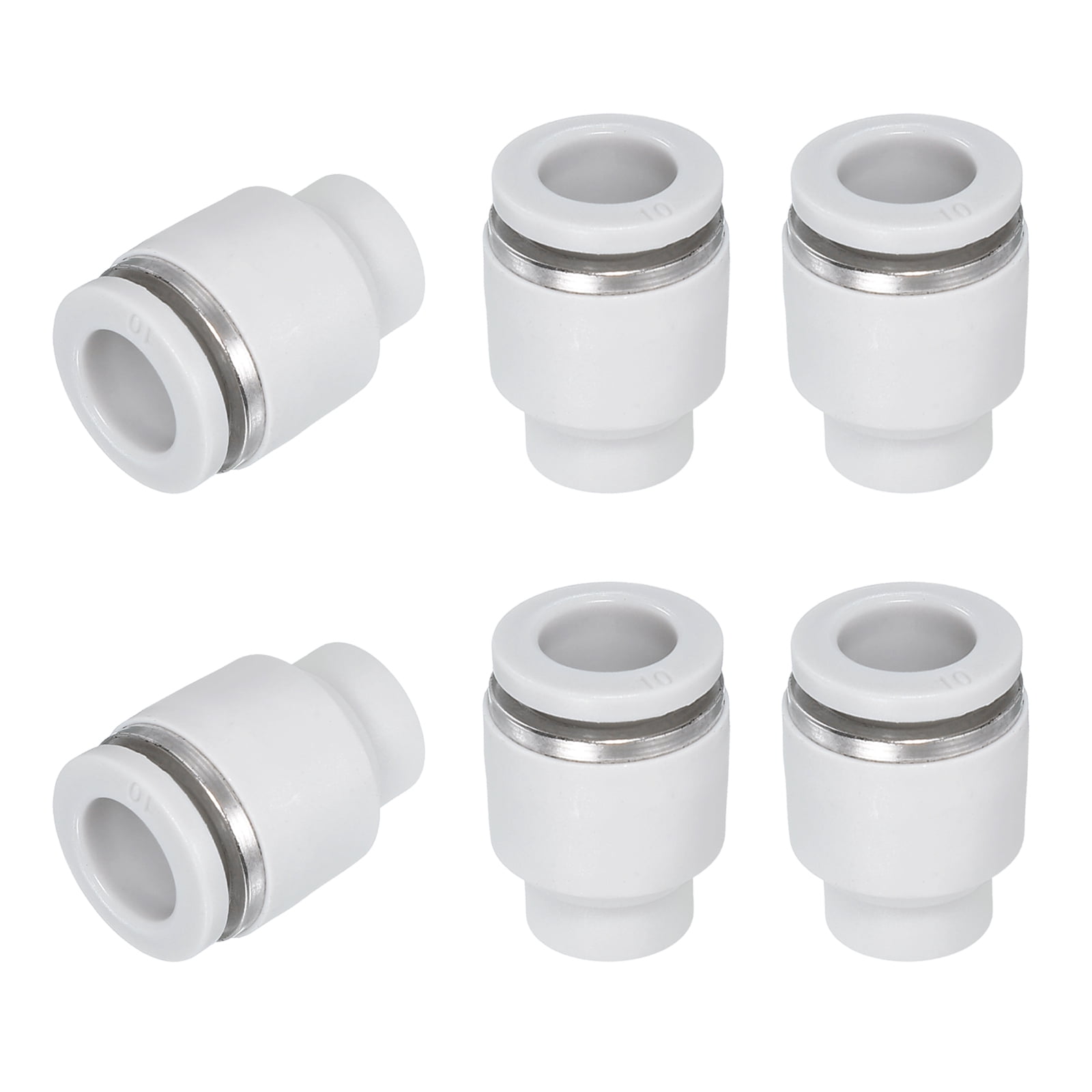 Uxcell 6 Pcs Tubing Quick Fitting Cap, 10 mm(2/5") Tube OD Plastic ...
