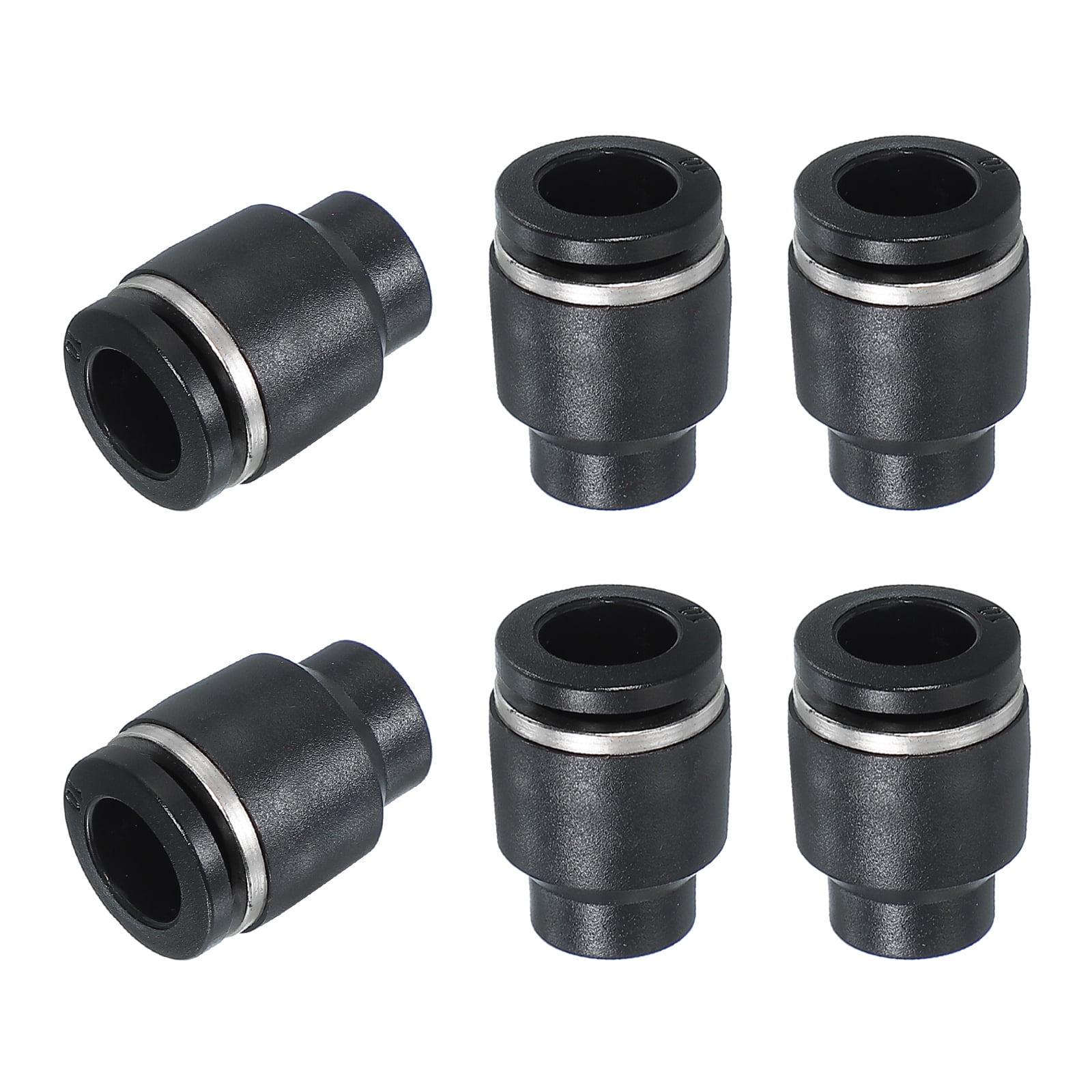 Uxcell 6 Pcs Tubing Quick Fitting Cap, 10 mm(2/5") Tube OD Plastic ...