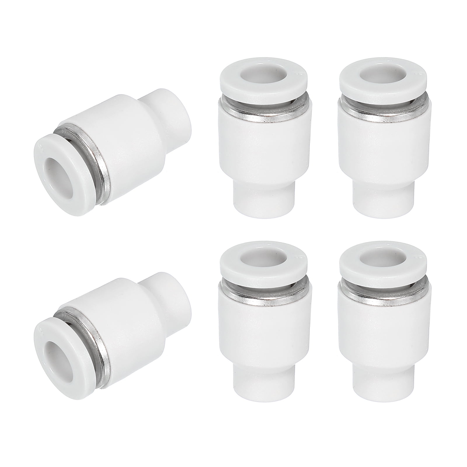 Uxcell 6 Pcs Tubing Quick Fitting Cap, 6 mm(1/4") Tube OD Plastic Tubing Pneumatic Cap Push to ...
