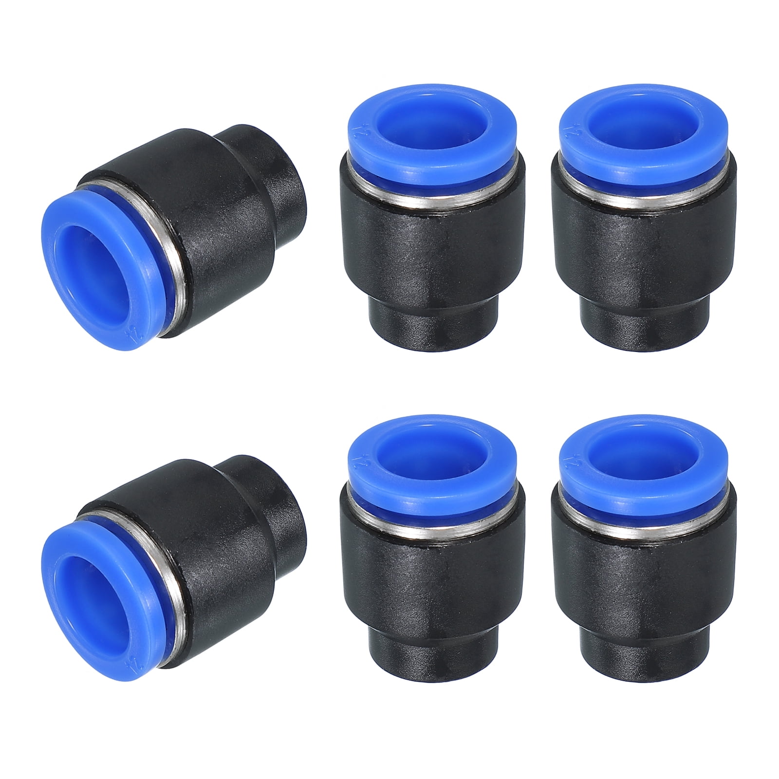 Uxcell 6 Pcs Tubing Quick Fitting Cap, 6 mm(4/9") Tube OD Plastic ...