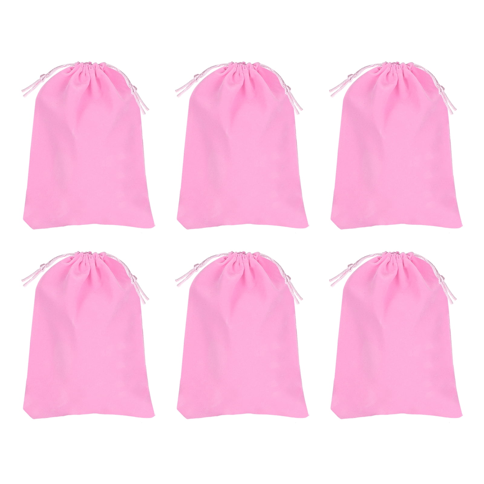 Uxcell 6 Pcs Velvet Drawstring Bags 10 x 8 inch Dust Bag Large Velvet ...