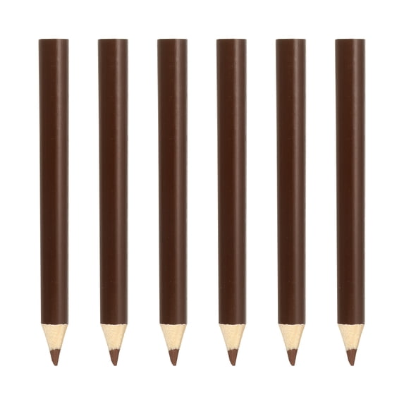 Uxcell 6 Pcs Wooden Colored Pencils, Short Oil Based Colored Pencils ...