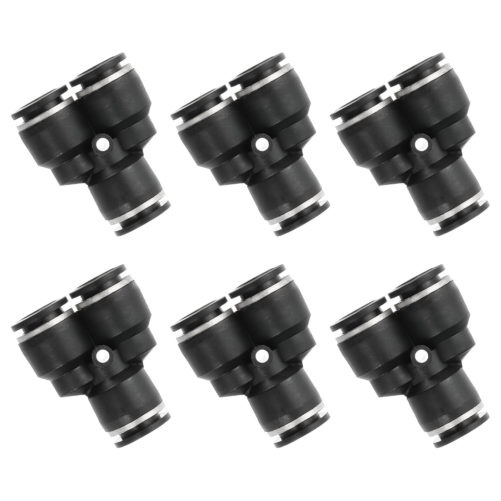 Uxcell 6 Pcs Y Shape Union Push to Connect Fitting, 1/2" OD Tube ...