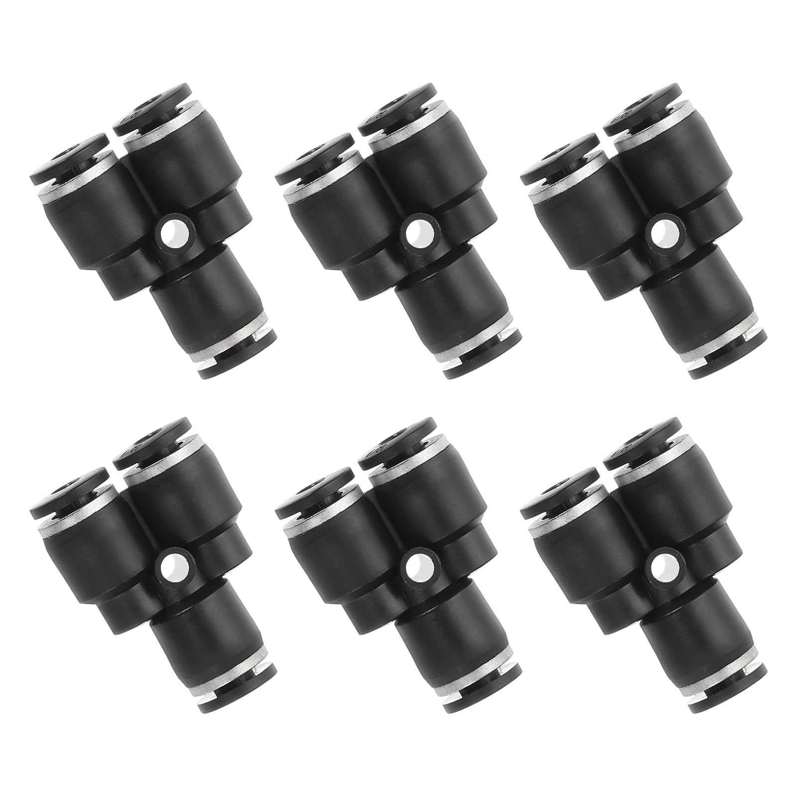 Uxcell 6 Pcs Y Shape Union Push to Connect Fitting, 1/8" OD Tube ...