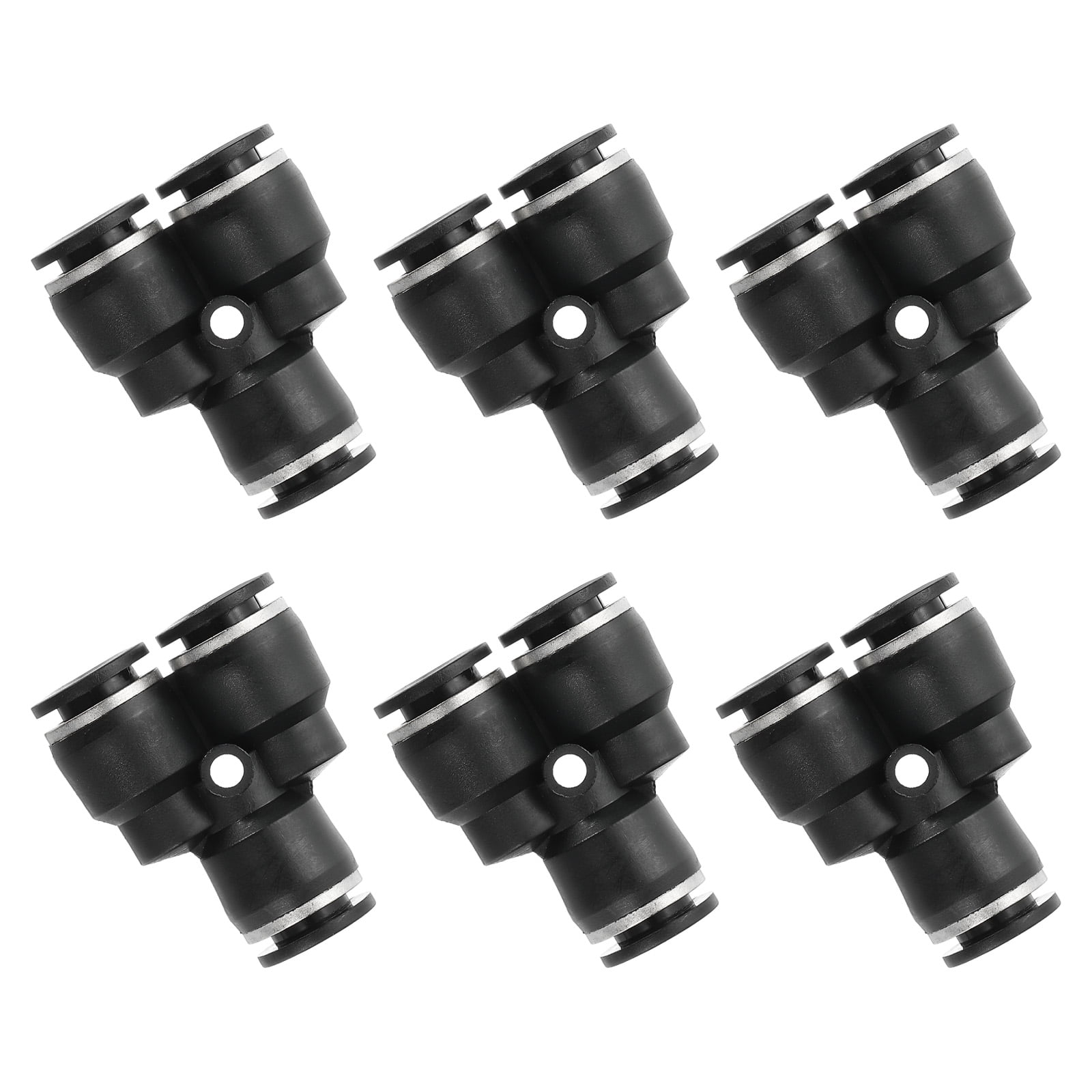 Uxcell 6 Pcs Y Shape Union Push to Connect Fitting, 3/8" OD Tube ...