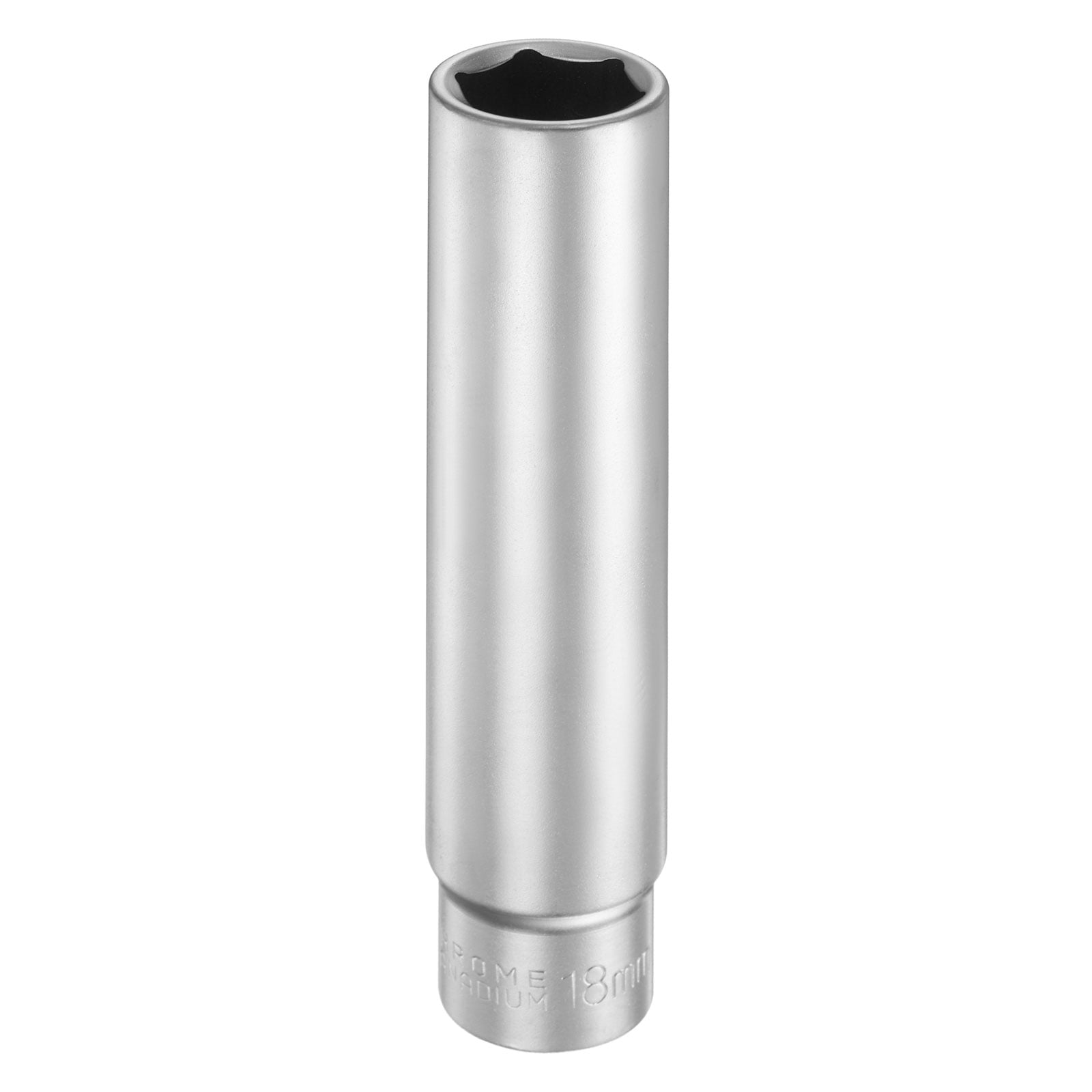 Uxcell 6 Points Deep Socket 1/2" Drive 18mm Nickel Plating Flip Sleeve ...