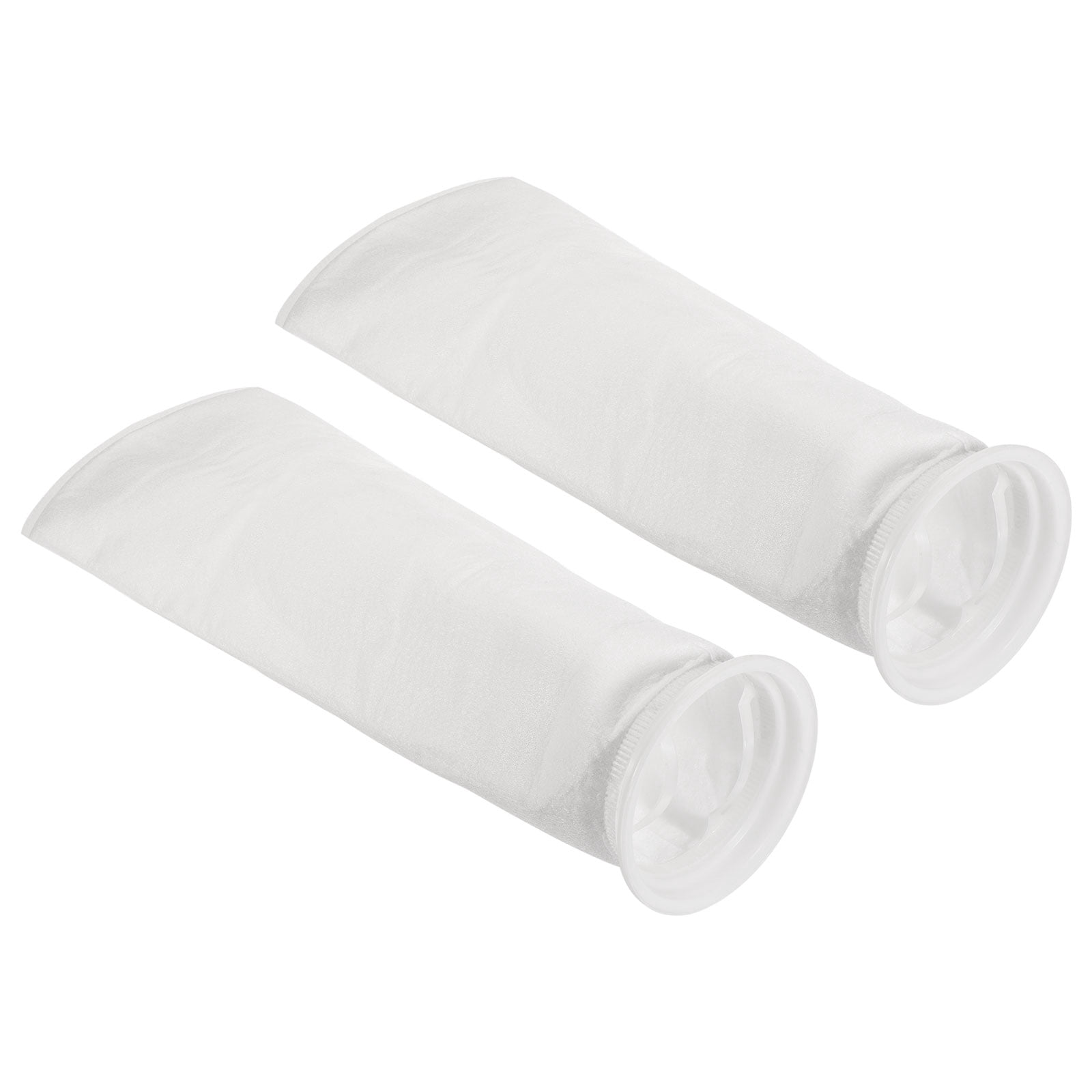 Uxcell 6'' Ring Filter Socks 100 Micron Pool Skimmer Basket, White 2 ...