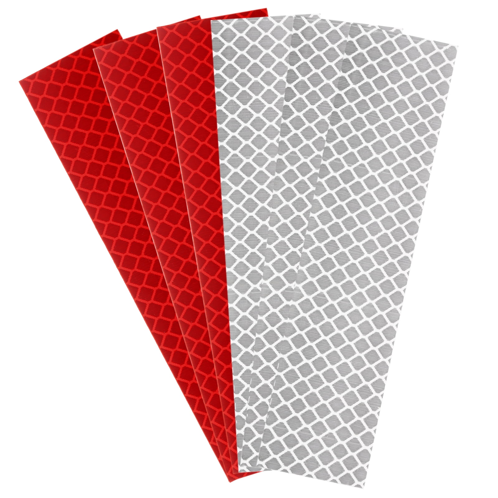 Uxcell 6 Rolls Reflective Tape 1.18" x 4.72" High Visibility Adhesive ...