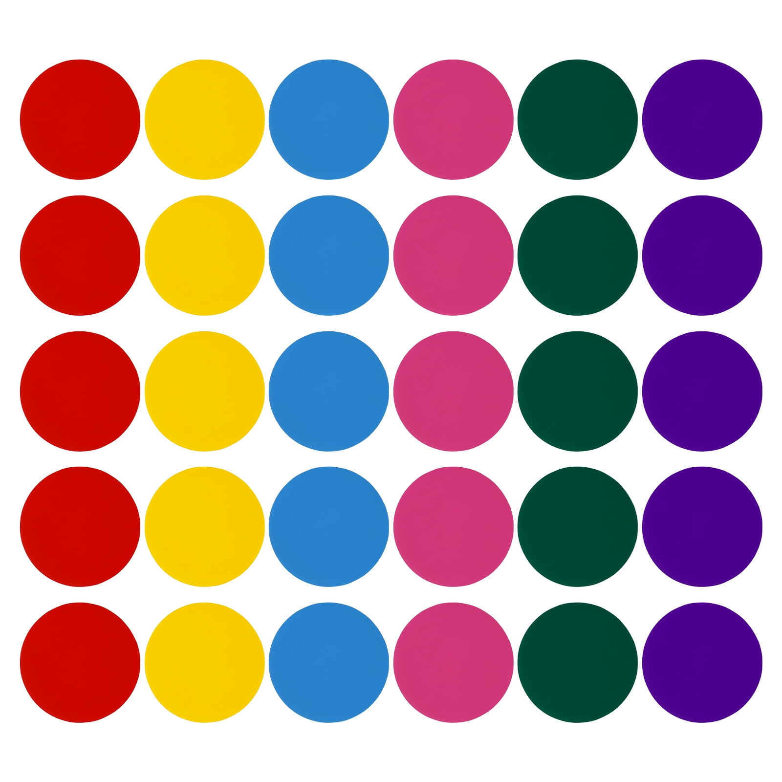 Uxcell 6" Round Floor Sticker Classroom Spot Marker Adhesive Waterproof ...