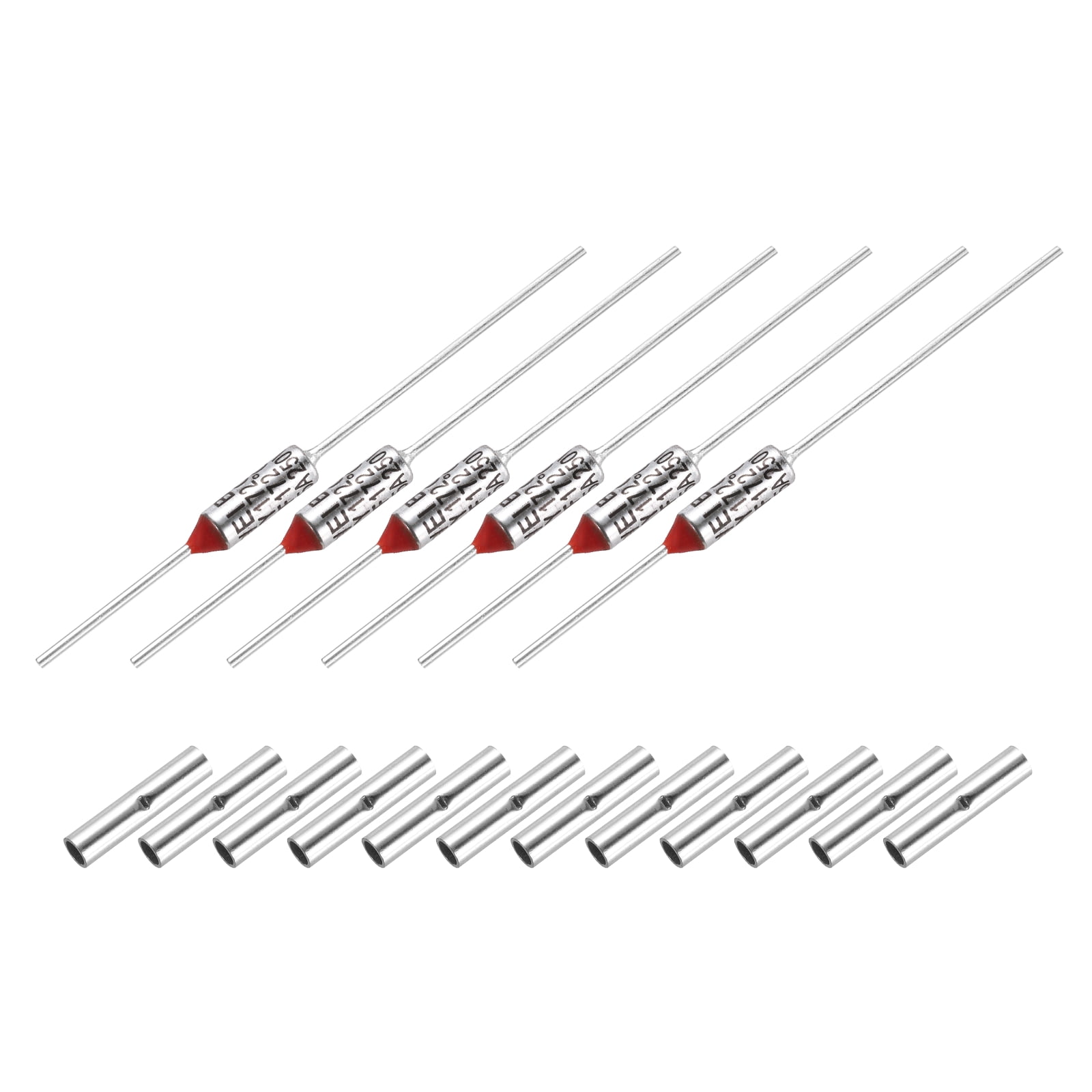 Uxcell 6 Set Metal Temperature Thermal Fuse RY15 172°C 341.6°F 15A 250V ...